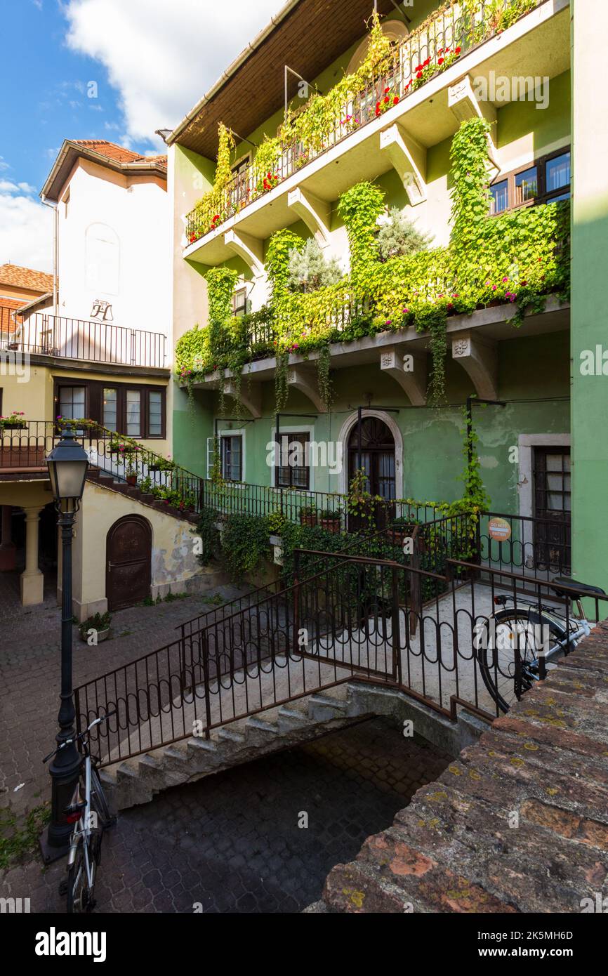 Old houses of merchants built in 18th century in place of the former ...