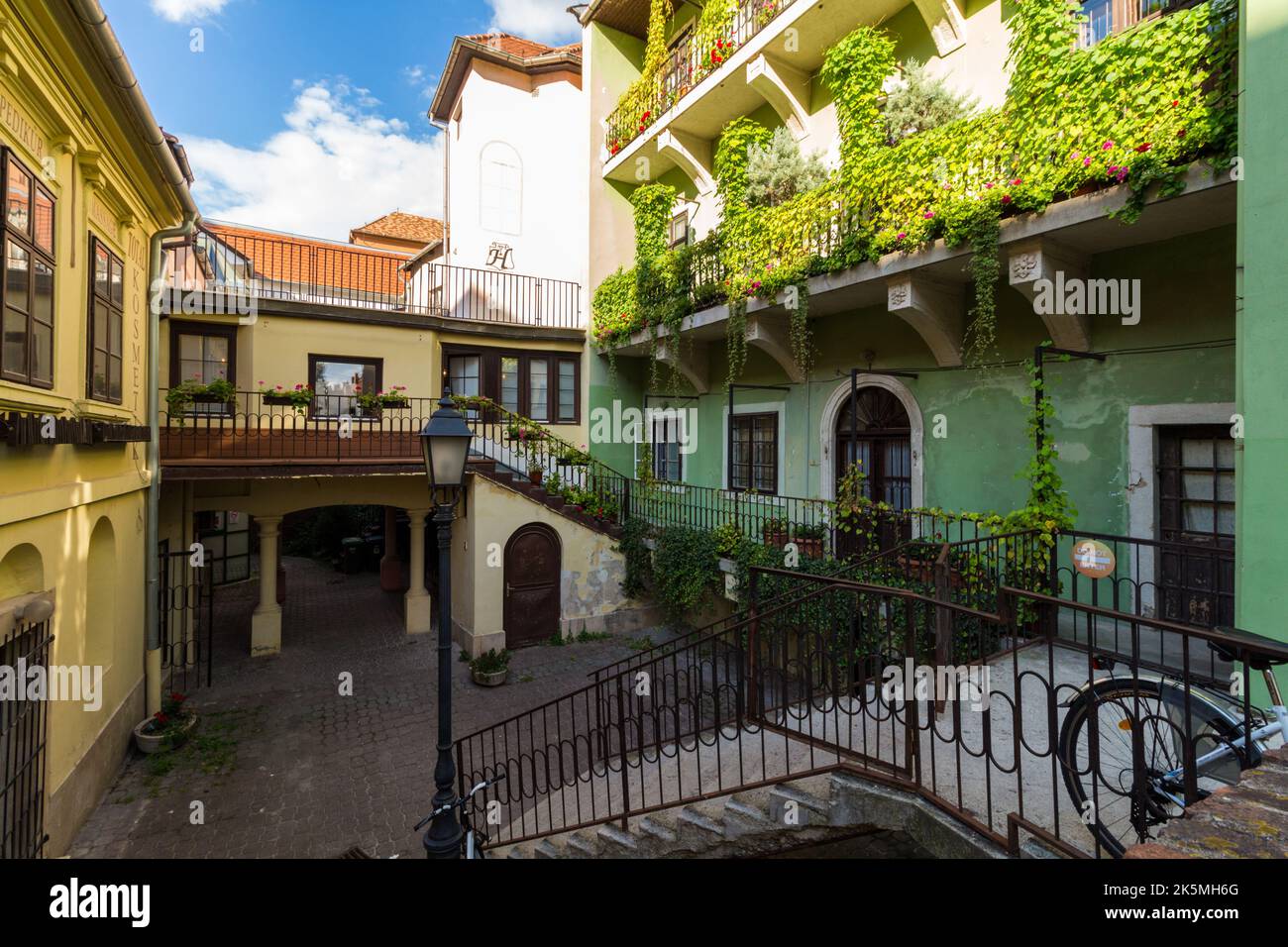 Old houses of merchants built in 18th century in place of the former ...