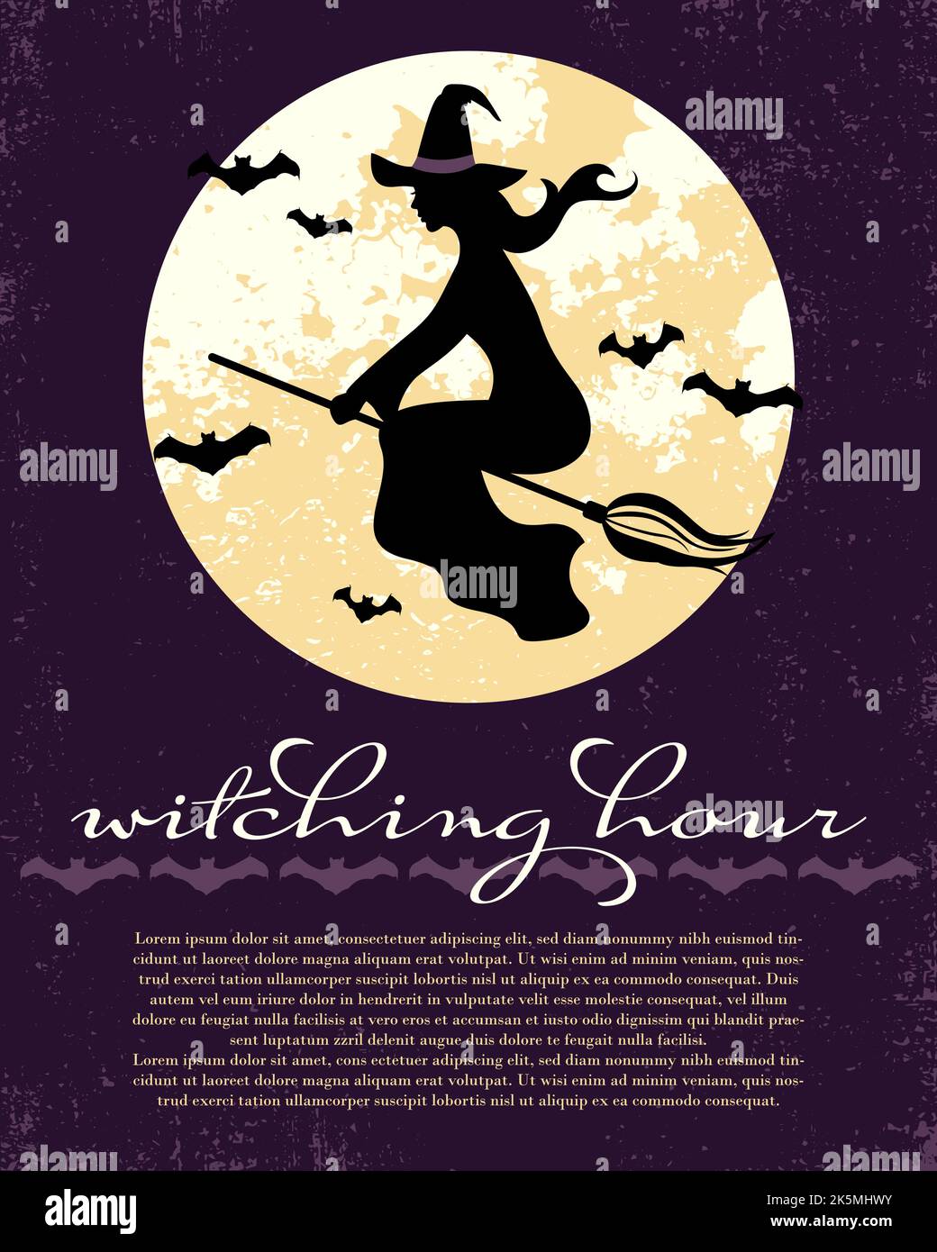 Witching hour Stock Vector Images - Alamy