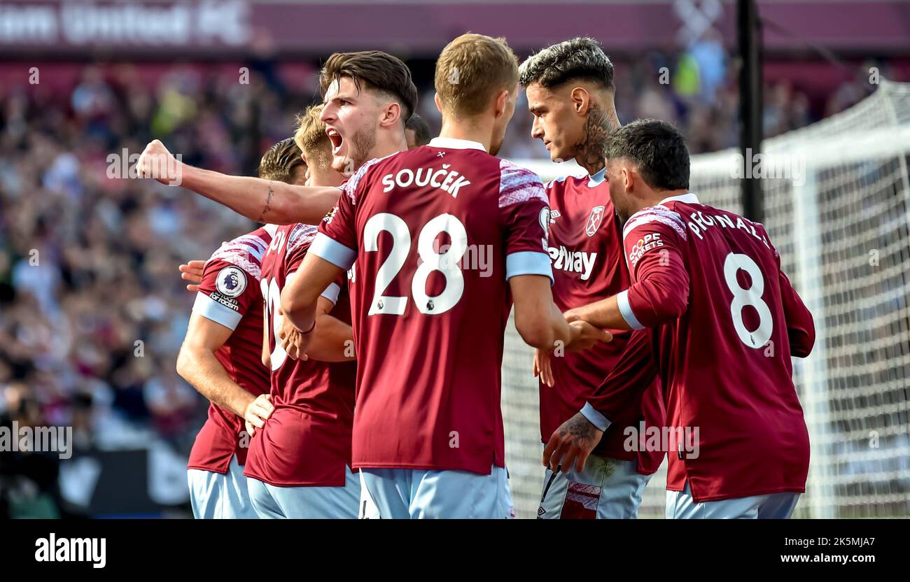 London, UK. 10th Oct, 2022. London, UK. 9th Oct, 2022. West Ham United ...