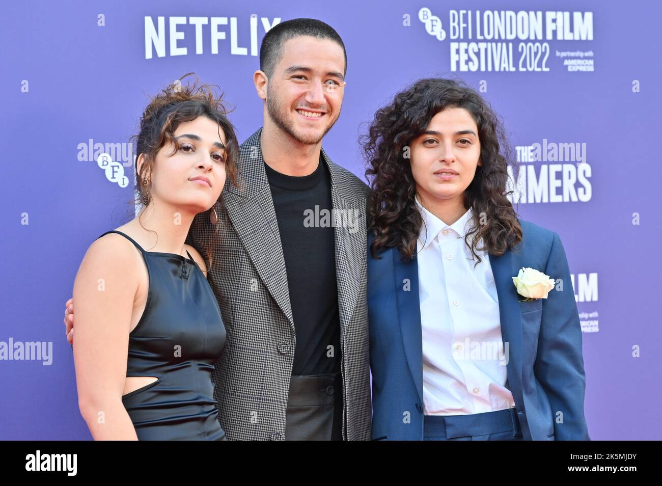 London, UK. 9th Oct 2022. Nathalie Issa, Manal Issa, Ahmed Malek attend ...