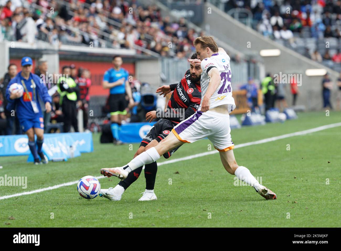 SYDNEY, AUSTRALIA - OCTOBER 9: Ramy Najjarine of Western Sydney ...