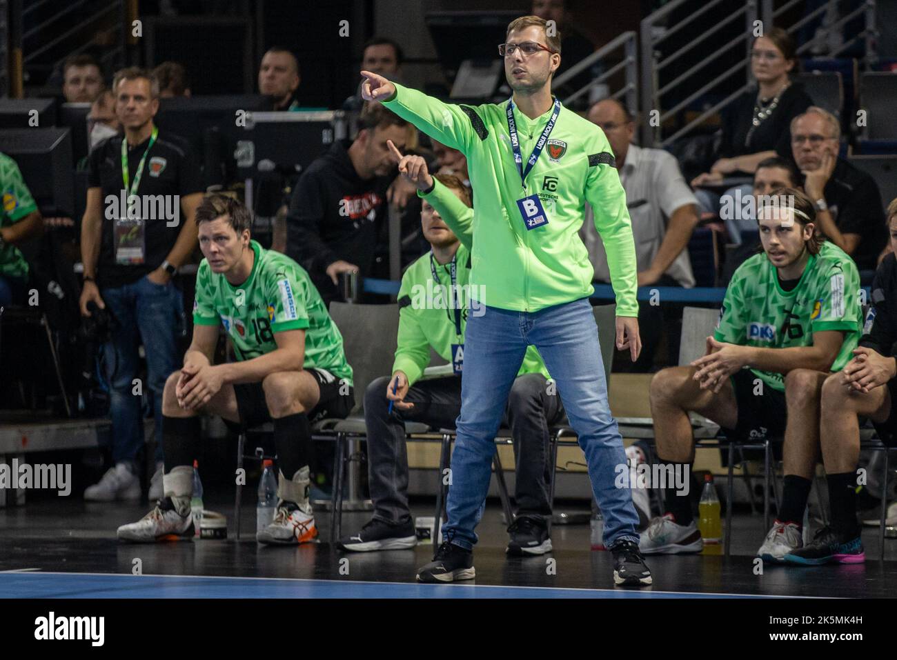 Berlin, Germany. 09th Oct, 2022. Handball: Bundesliga, Füchse Berlin ...