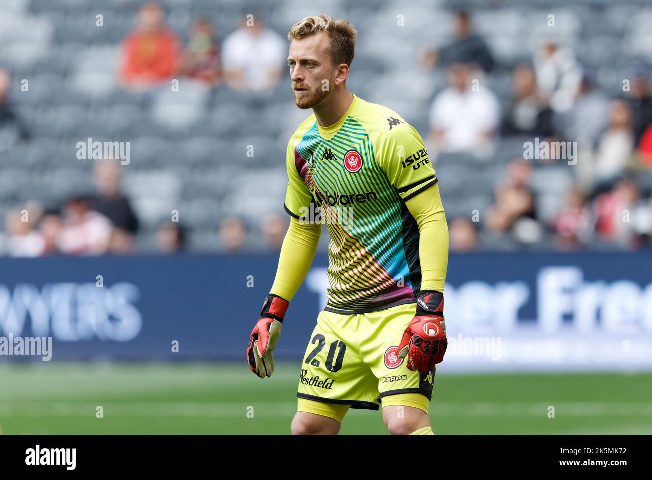 SYDNEY, AUSTRALIA - OCTOBER 9: Lawrence Thomas of Western Sydney ...