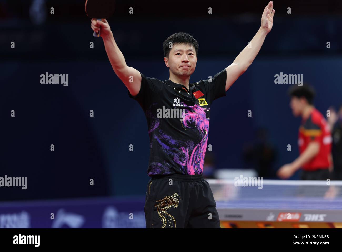 Chengdu, China's Sichuan Province. 9th Oct, 2022. Ma Long of China ...