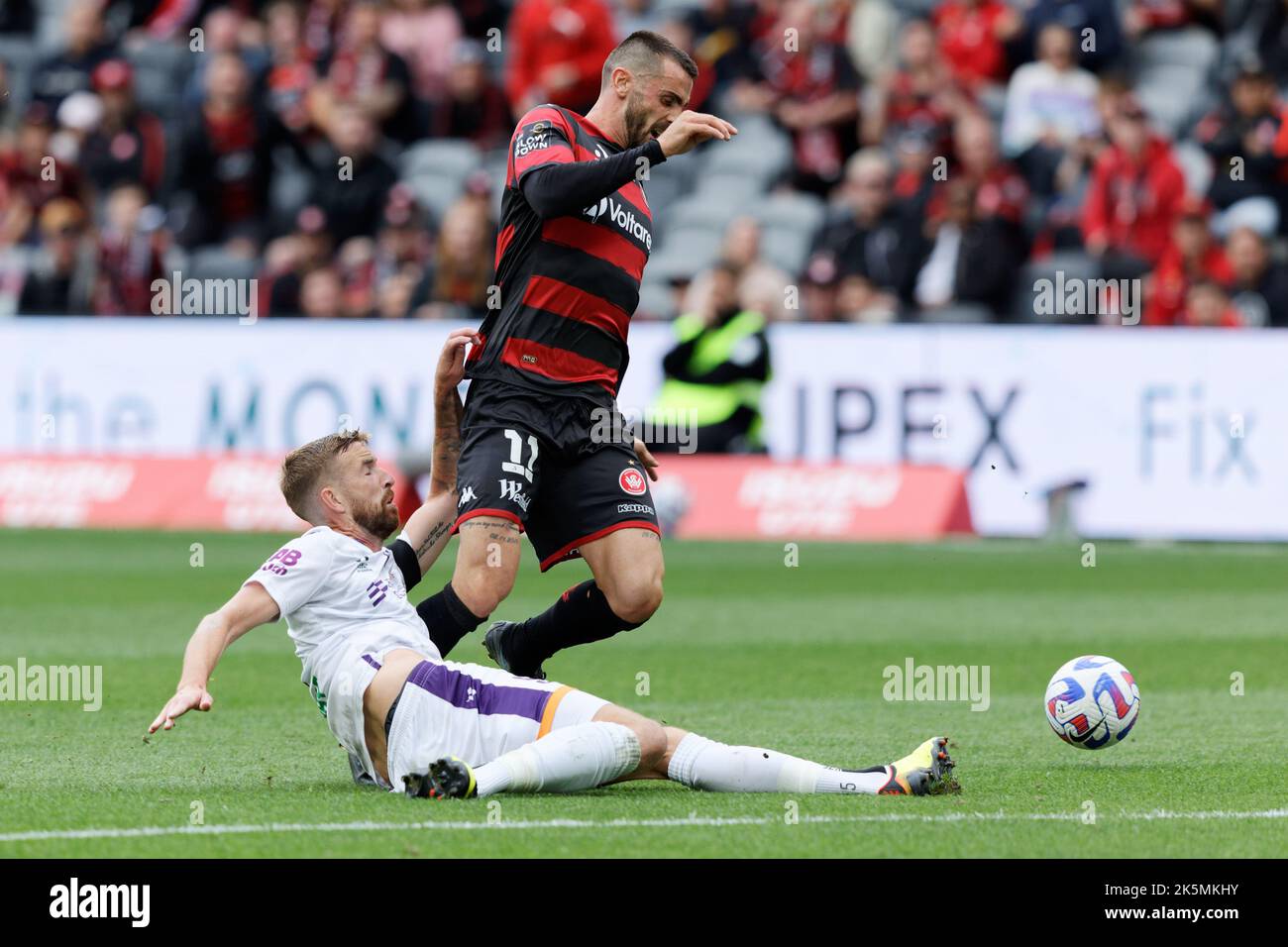 SYDNEY, AUSTRALIA - OCTOBER 9: Sulejman Krpic of Western Sydney ...