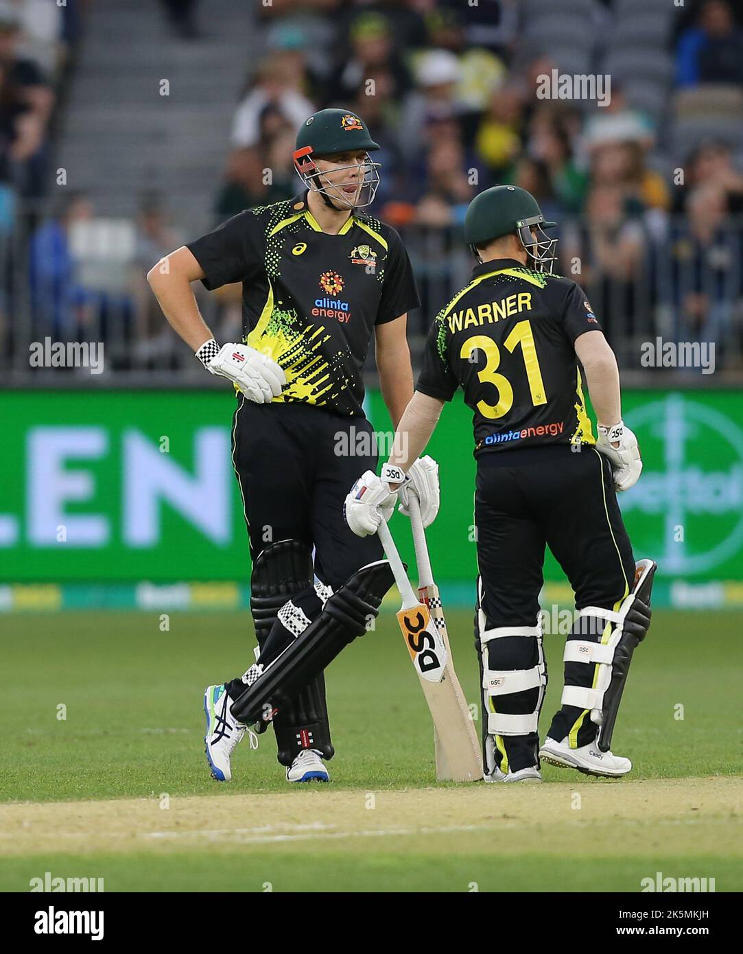 Optus Stadium, Perth, Austraila. 9th Oct, 2022. T20 international ...