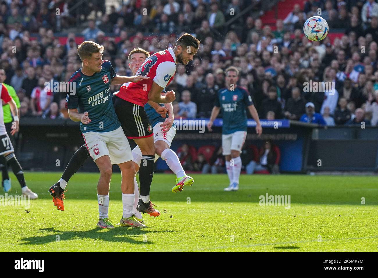 Rotterdam - David Hancko of Feyenoord scores the 2-0 during the match ...