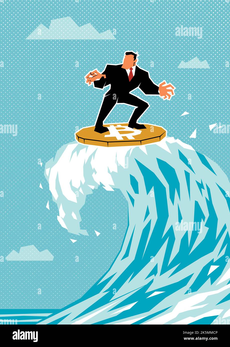 Risk surfing Stock Vector Images - Alamy