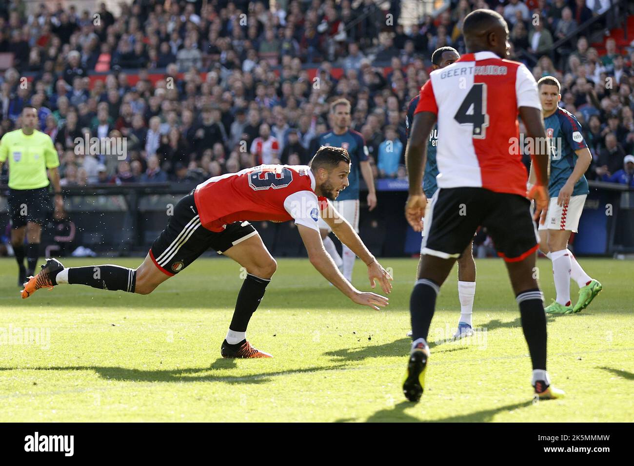 ROTTERDAM - David Hancko of Feyenoord makes it 2-0 during the Dutch ...