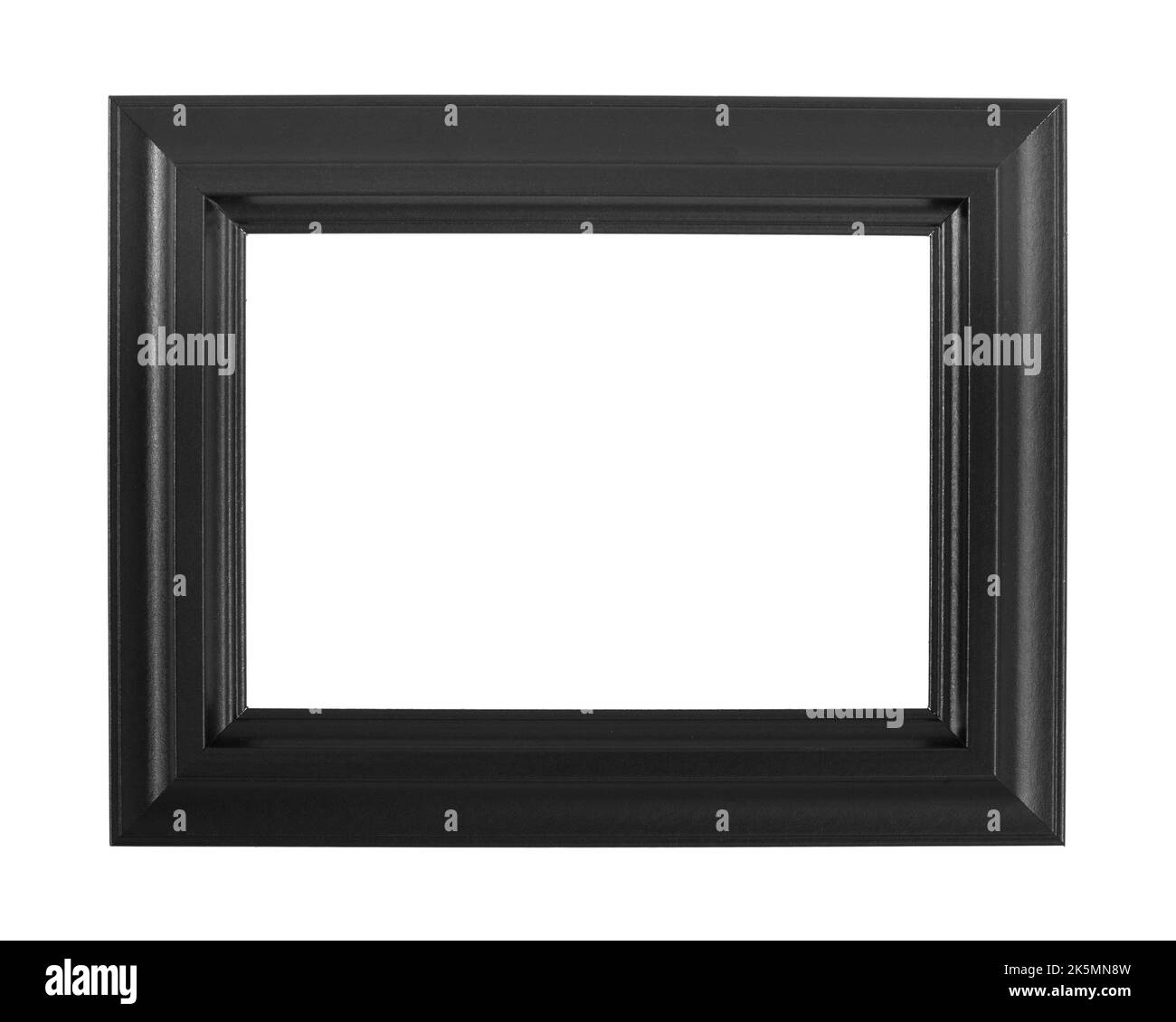 Black picture frame on white Stock Photo - Alamy