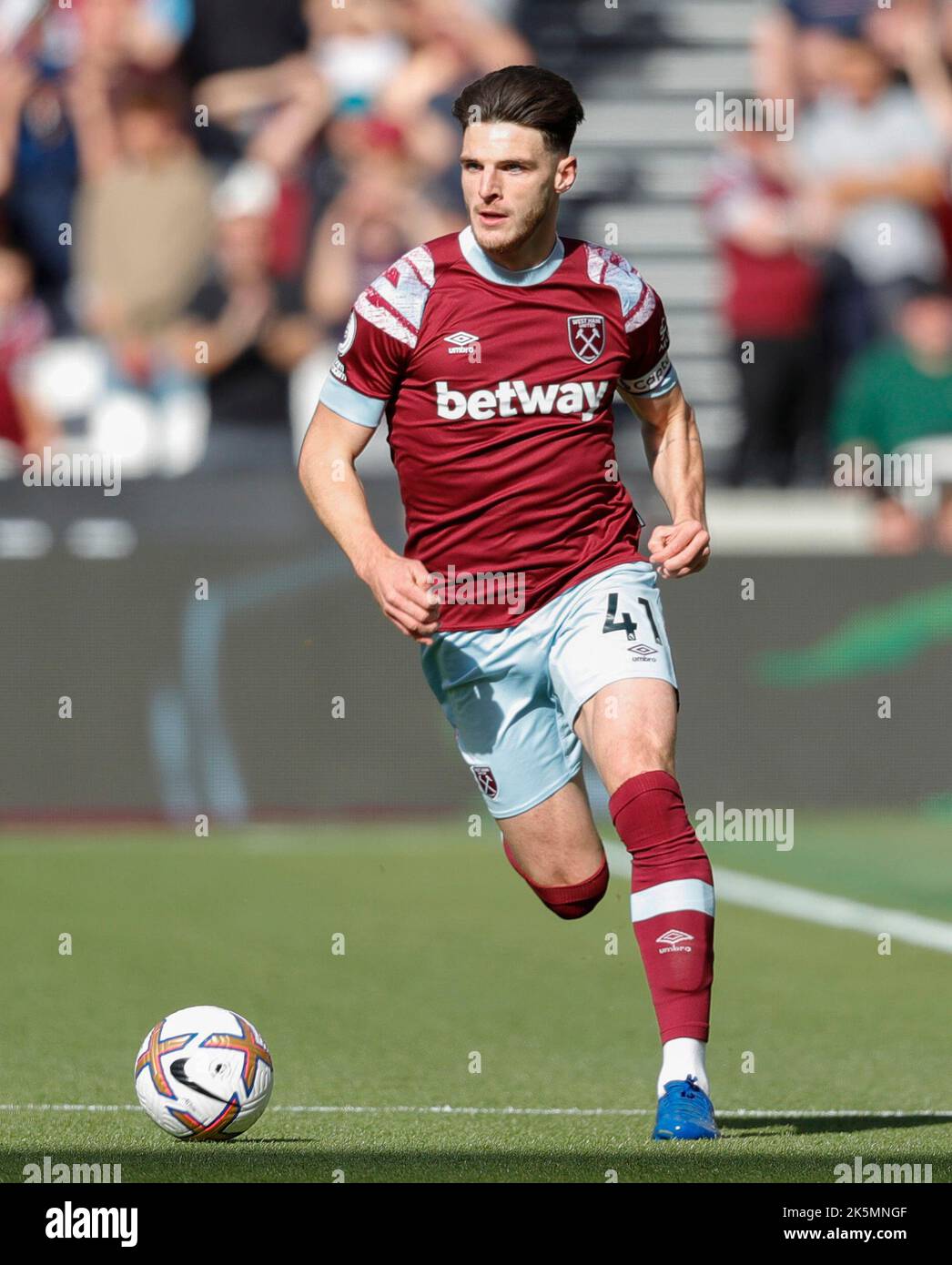 West Ham United's Declan Rice during the Premier League match at the ...