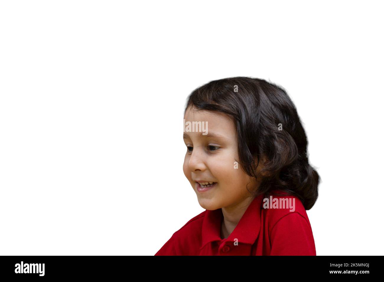 boy isolated on a white background. Cute happy child, positive face ...