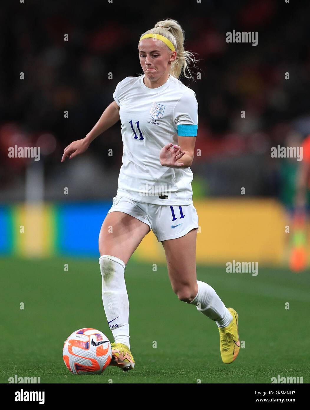 England's Chloe Kelly during the international friendly match at ...