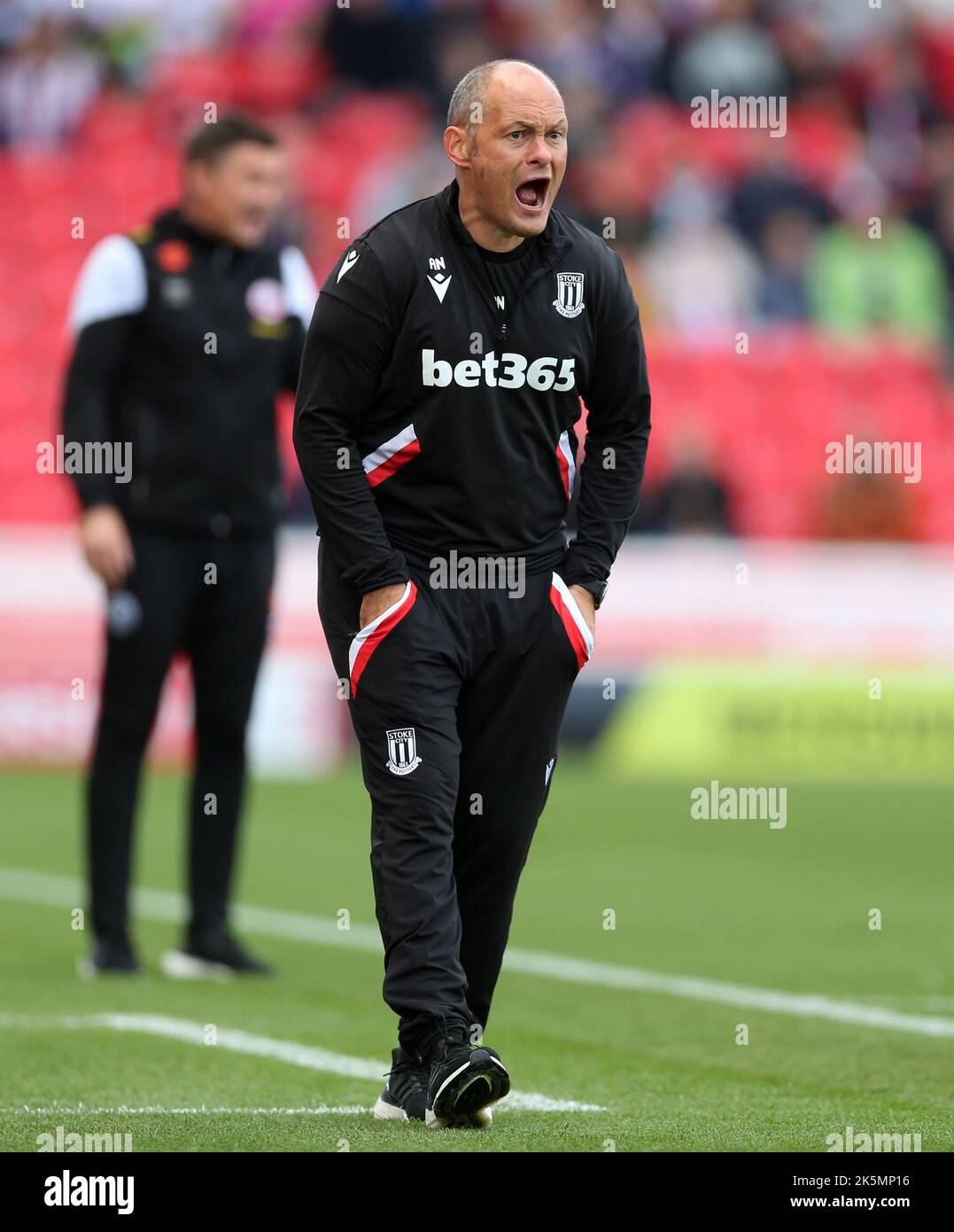 Stoke City manager Alex Neil during the Sky Bet Championship match at ...
