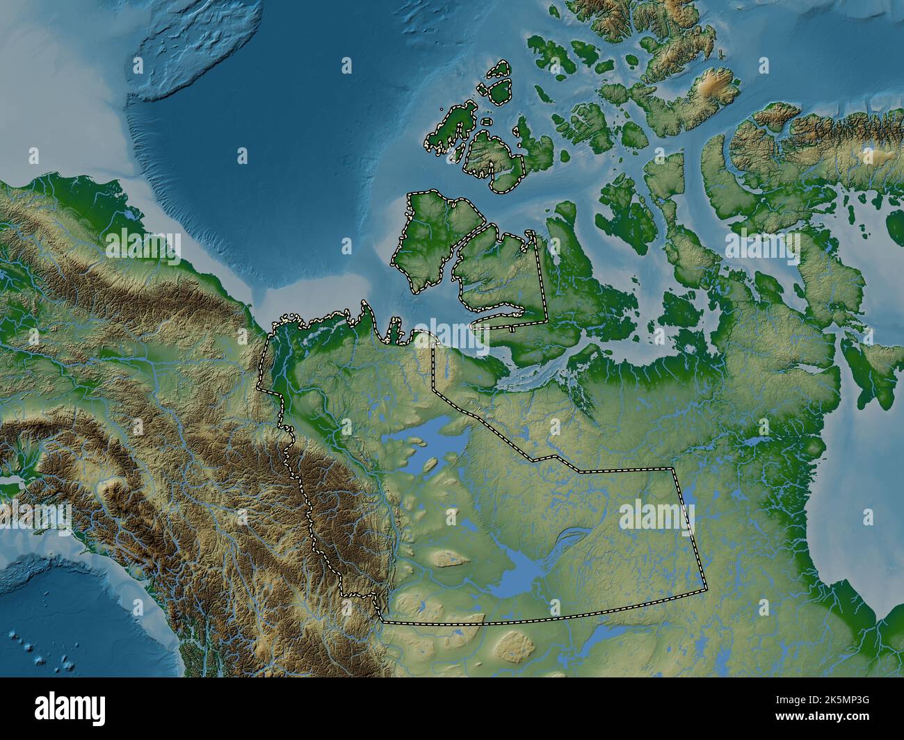 Canada Map With Lakes And Rivers