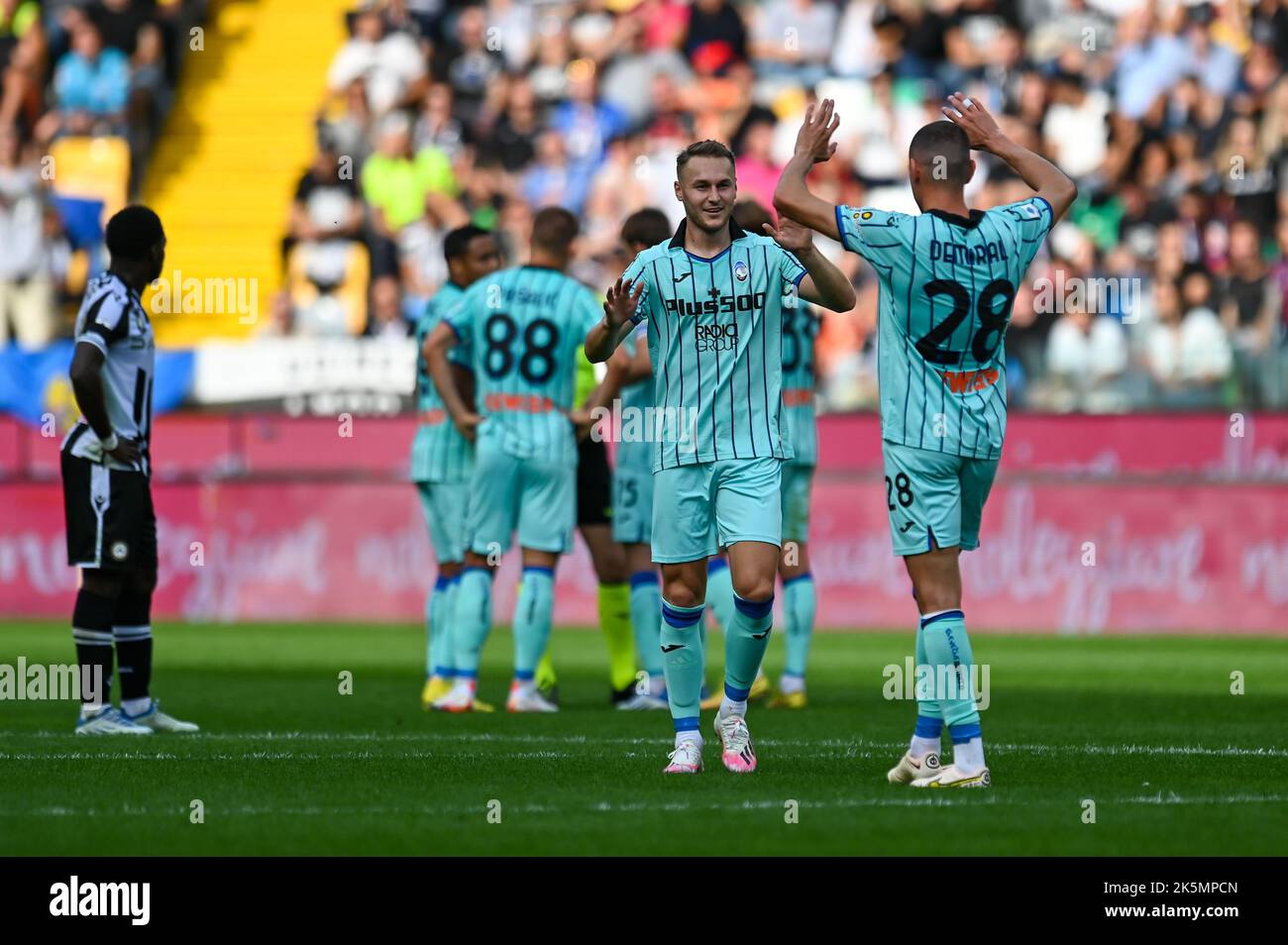 Friuli - Dacia Arena stadium, Udine, Italy, October 09, 2022, Atalanta ...