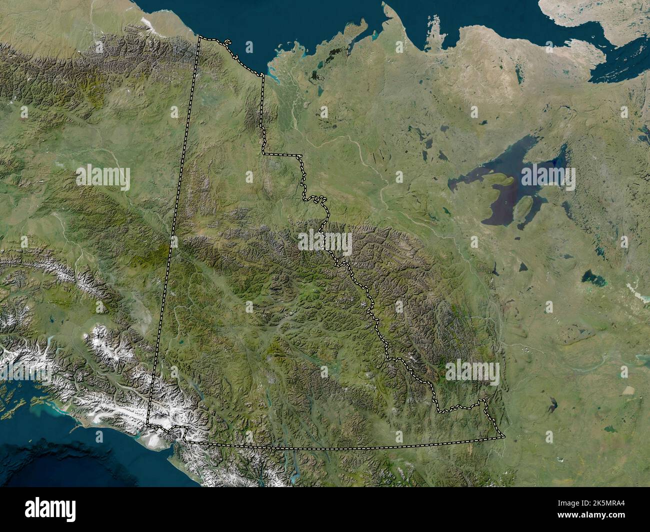 Yukon territory map hi-res stock photography and images - Alamy