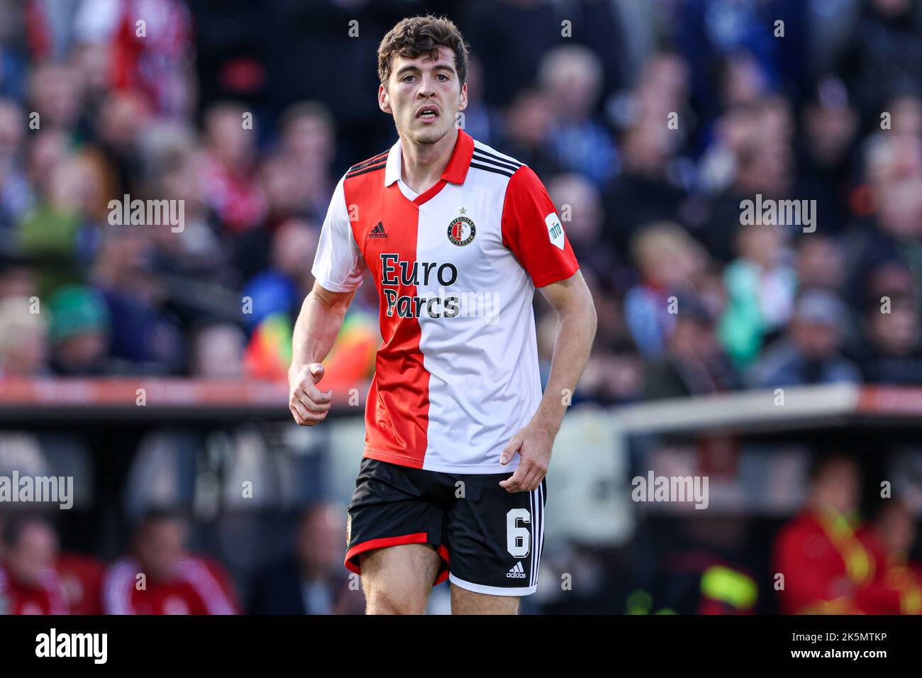 ROTTERDAM, NETHERLANDS - OCTOBER 9: Jacob Rasmussen of Feyenoord during ...