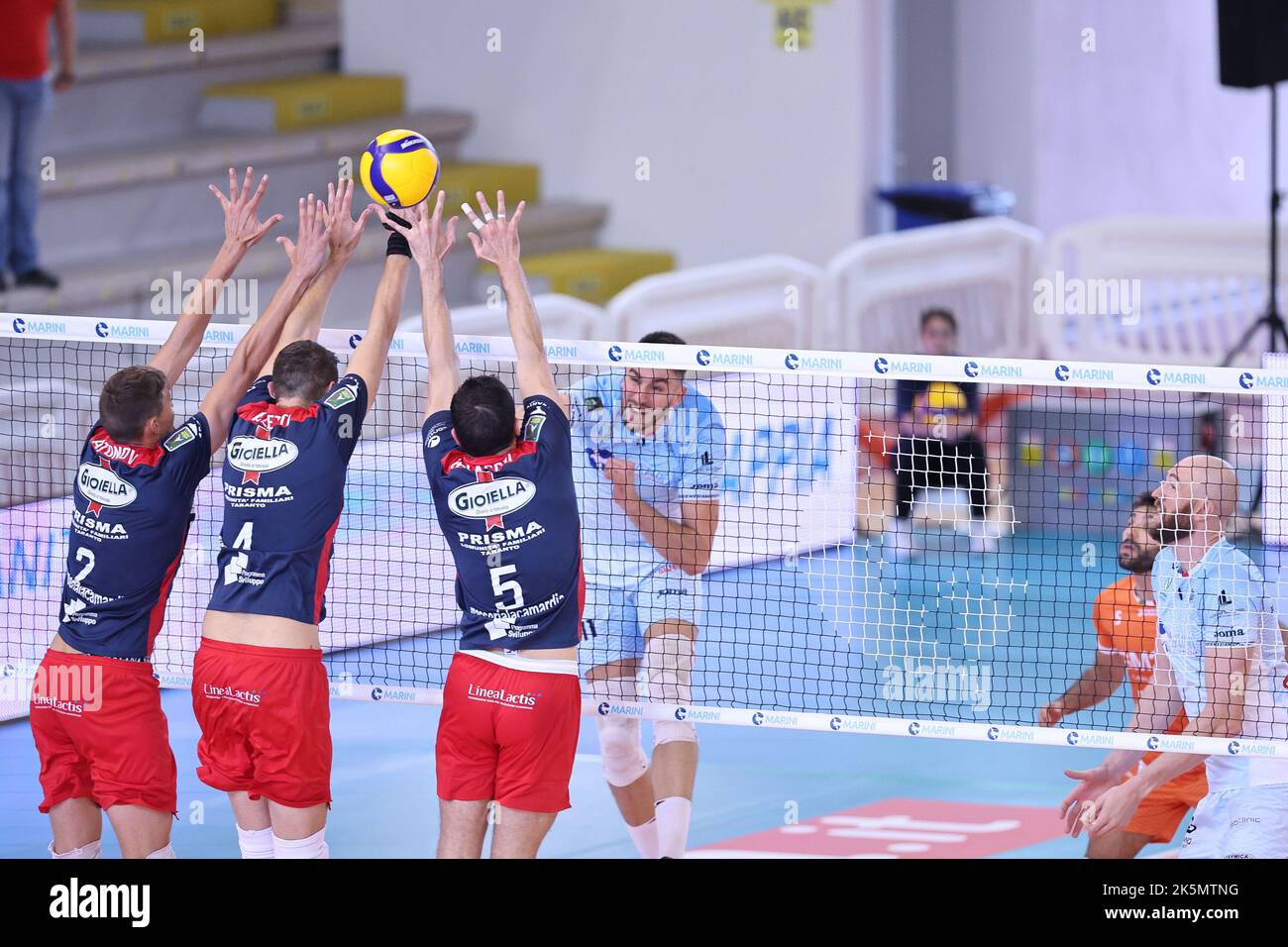 block Gioiella Prisma Taranto during Top Volley Cisterna vs Gioiella ...