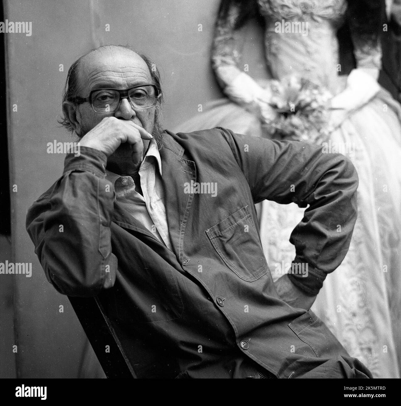 Antonio Berni, Argentine painter, engraver and muralist in his Buenos ...