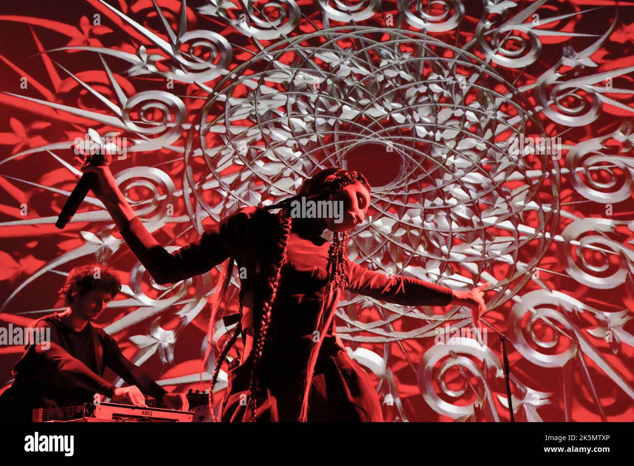 Nava during the Concert at Roma Europa Festival 2022 on October 8, 2022 ...