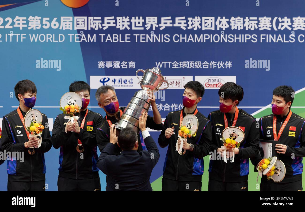 CHENGDU, CHINA - OCTOBER 9, 2022 - China team celebrate with the ...