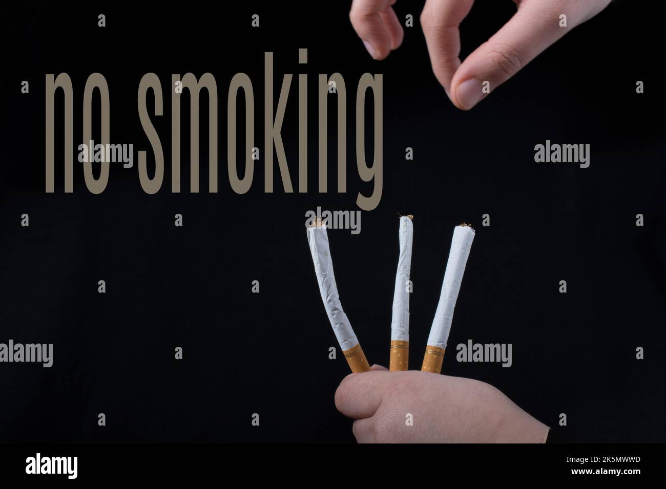 World No Tobacco Day poster for say no smoking concept Stock Photo - Alamy