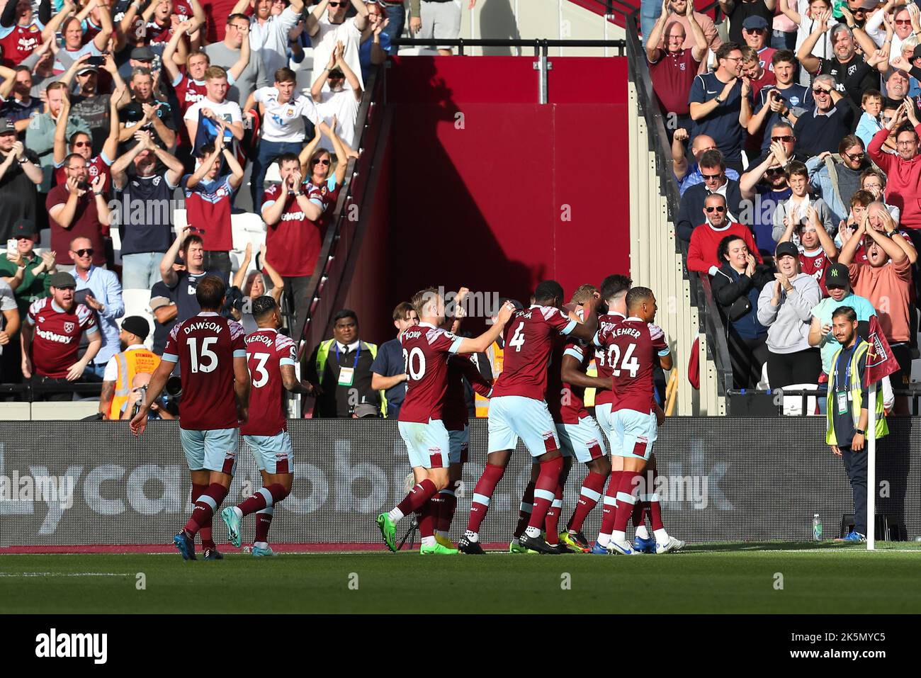 October 9th 2022: London Stadium, London, England; Premier League ...