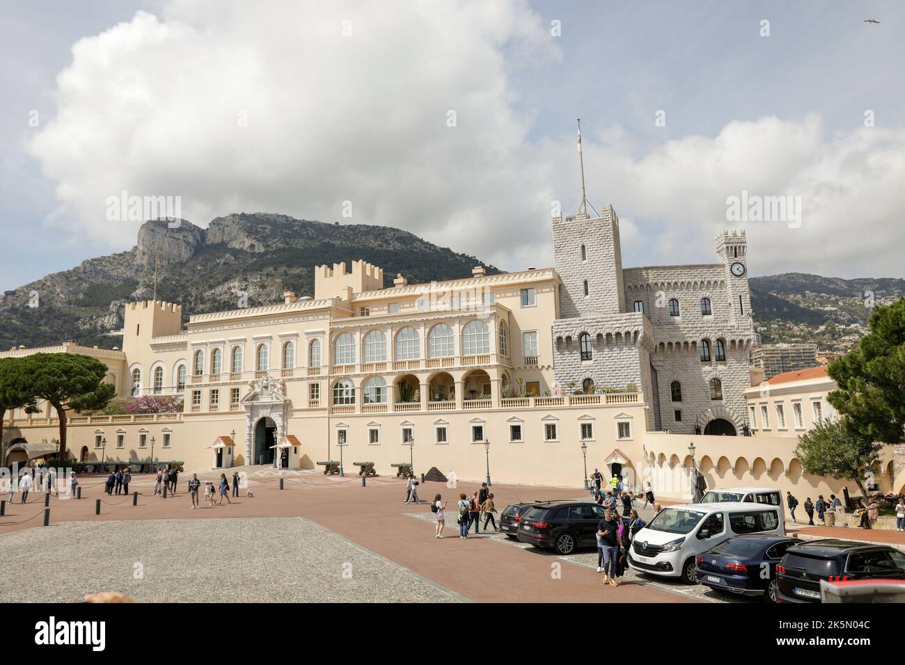 Monaco, France - April 18, 2022: Royal Palace of Monaco on the French ...
