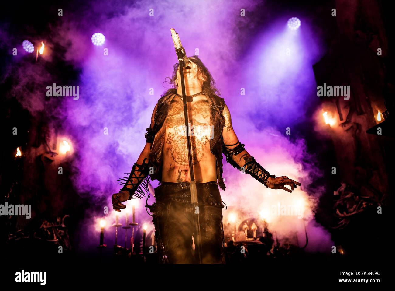 Oslo, Norway. 06th, October 2022. The Swedish black metal band Watain ...