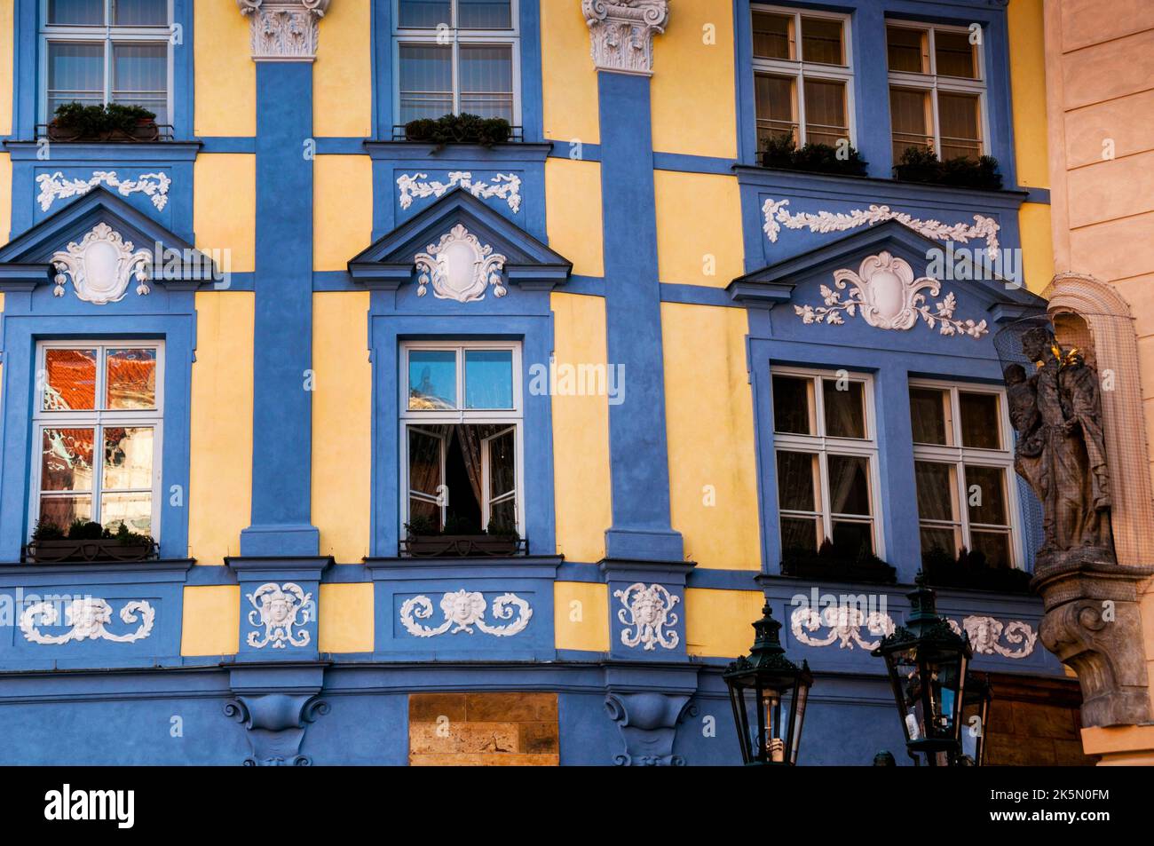 Early Baroque The House on the Alum in Old Town Square, Prague, Czech ...