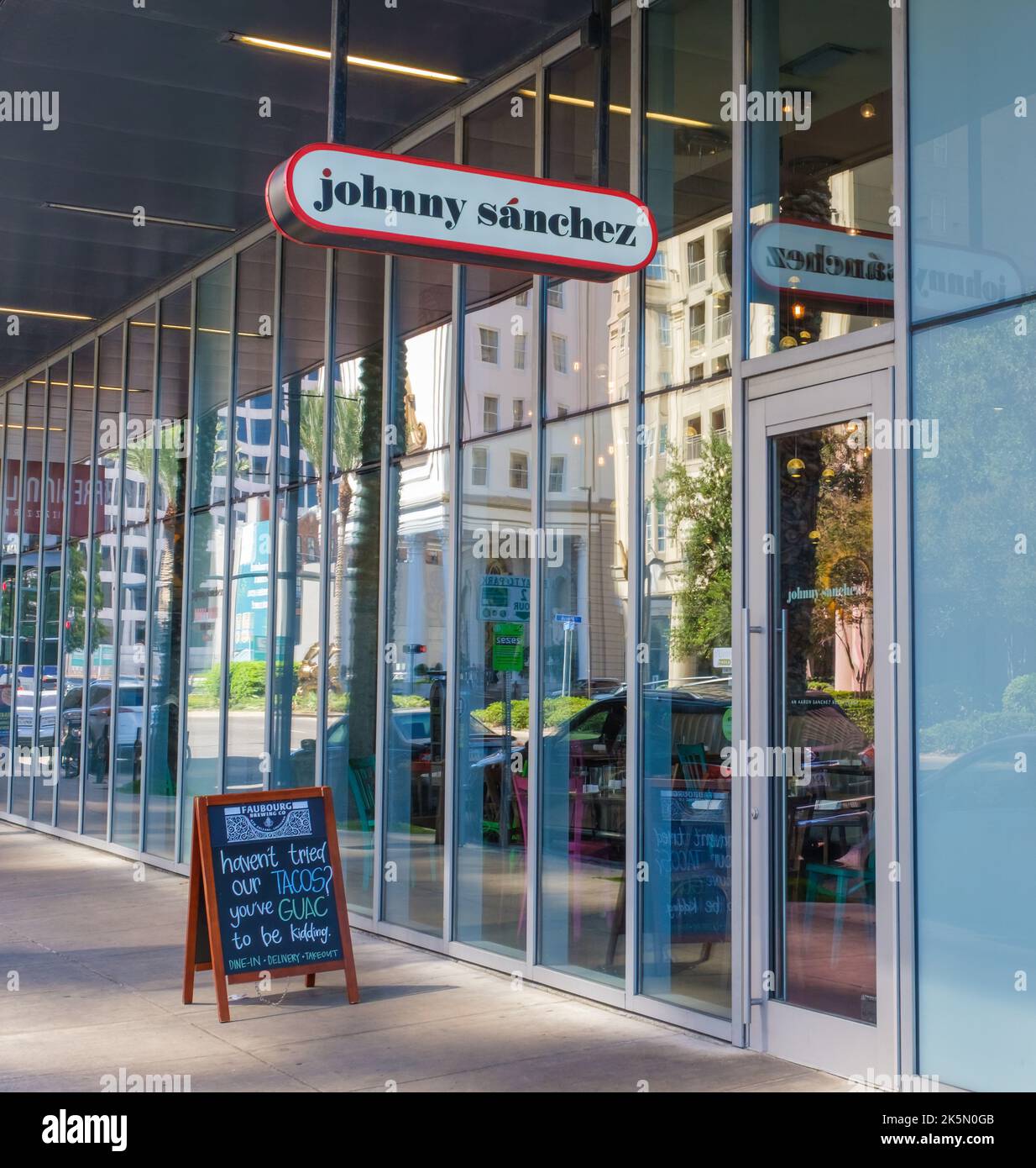 NEW ORLEANS, LA, USA - OCTOBER 2, 2022: Front of Johnny Sanchez ...