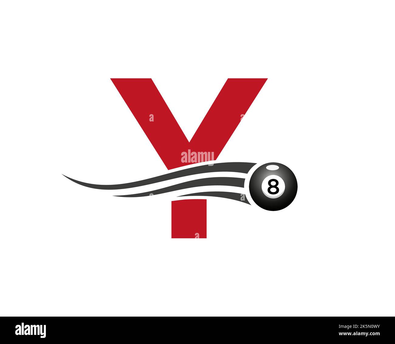Letter Y Billiards or Pool Game Logo Design For Billiard Room or 8 Ball ...