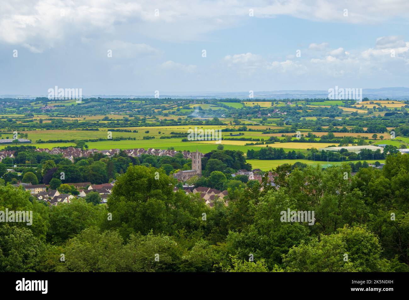 Scenic view of Mendip Hills and Cheddar Gorge is not only one of ...
