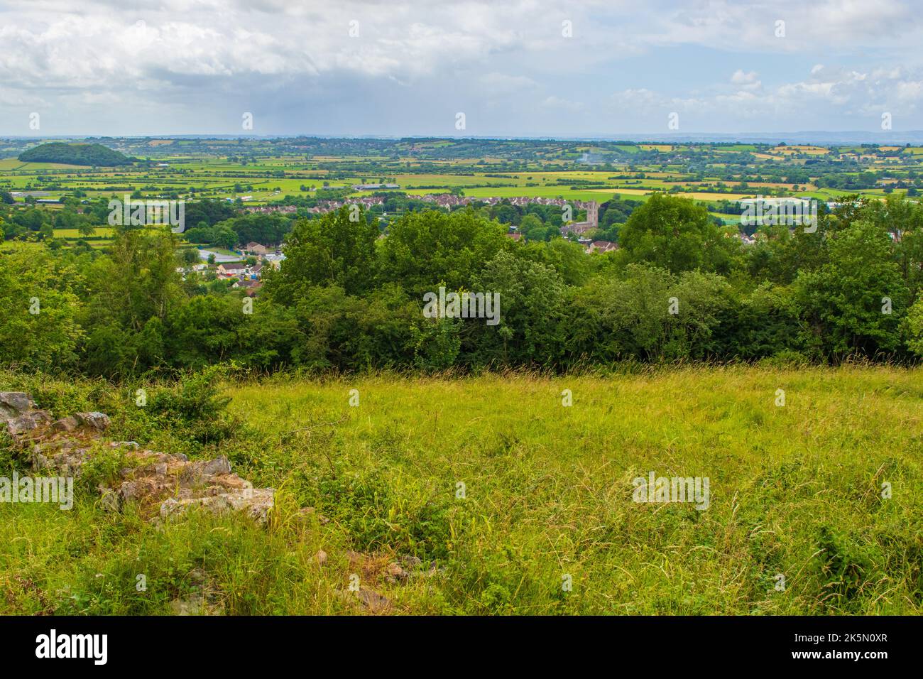 Scenic view of Mendip Hills and Cheddar Gorge is not only one of ...