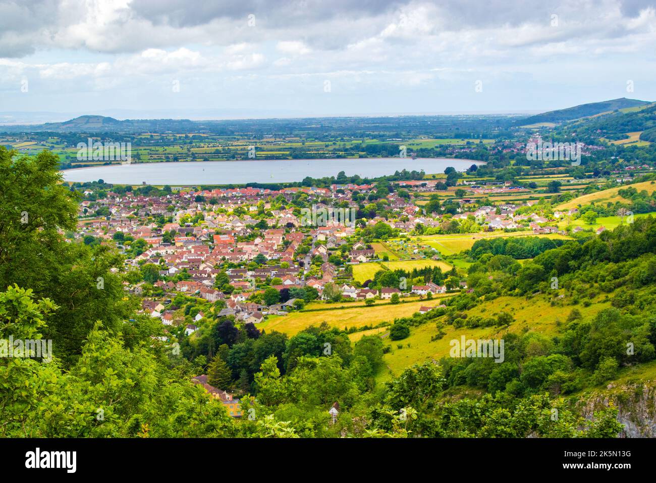 Scenic view of Mendip Hills and Cheddar Gorge is not only one of ...