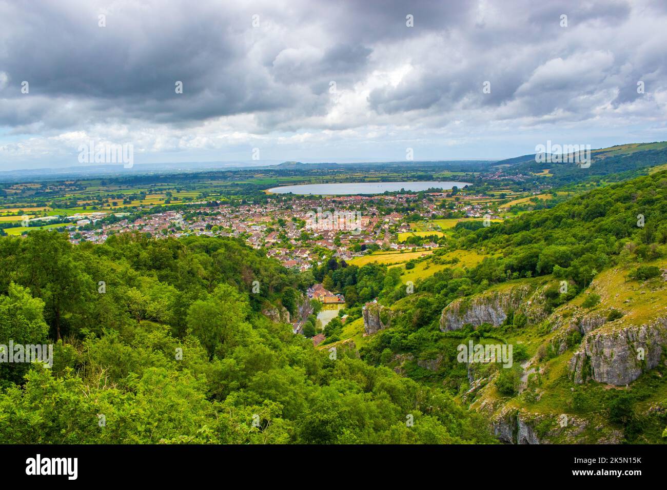 Scenic view of Mendip Hills and Cheddar Gorge is not only one of ...