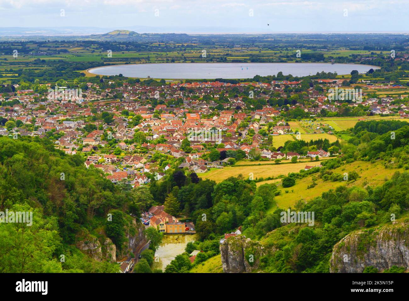 Scenic view of Mendip Hills and Cheddar Gorge is not only one of ...
