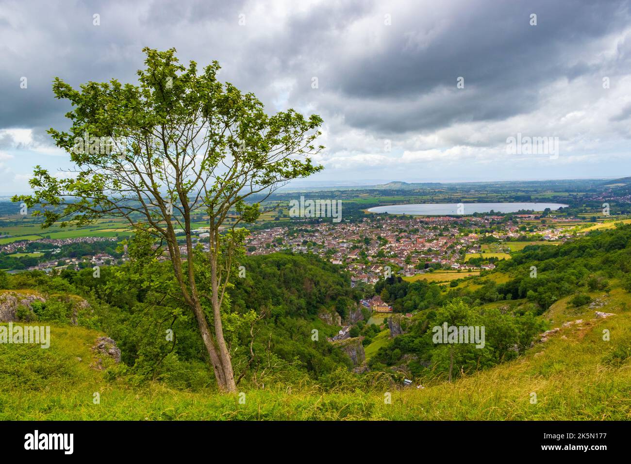 Scenic view of Mendip Hills and Cheddar Gorge is not only one of ...