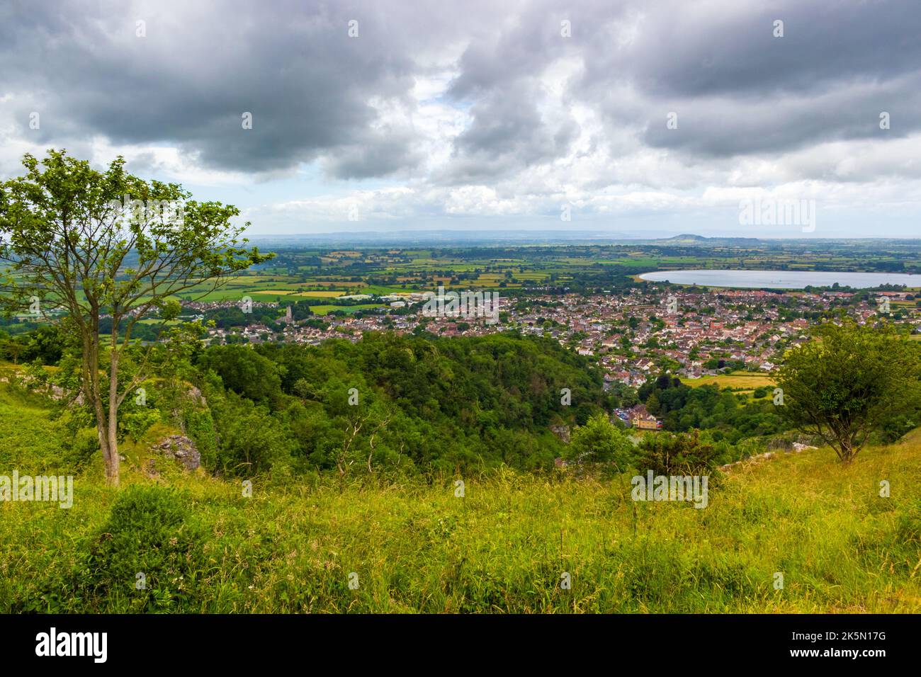 Scenic view of Mendip Hills and Cheddar Gorge is not only one of ...