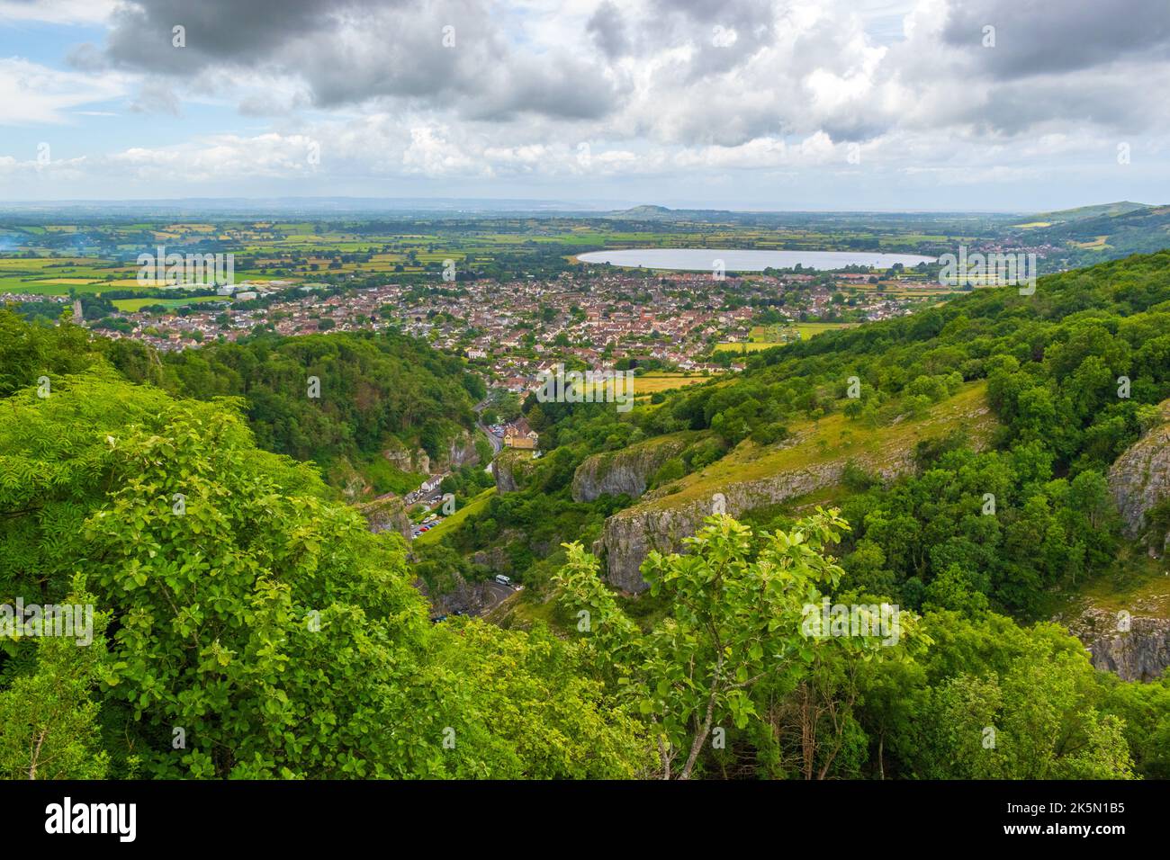 Scenic view of Mendip Hills and Cheddar Gorge is not only one of ...