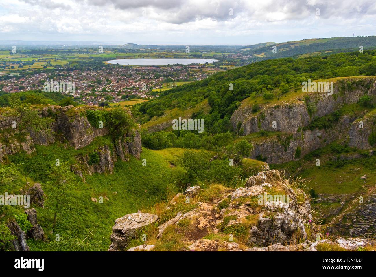Scenic view of Mendip Hills and Cheddar Gorge is not only one of ...