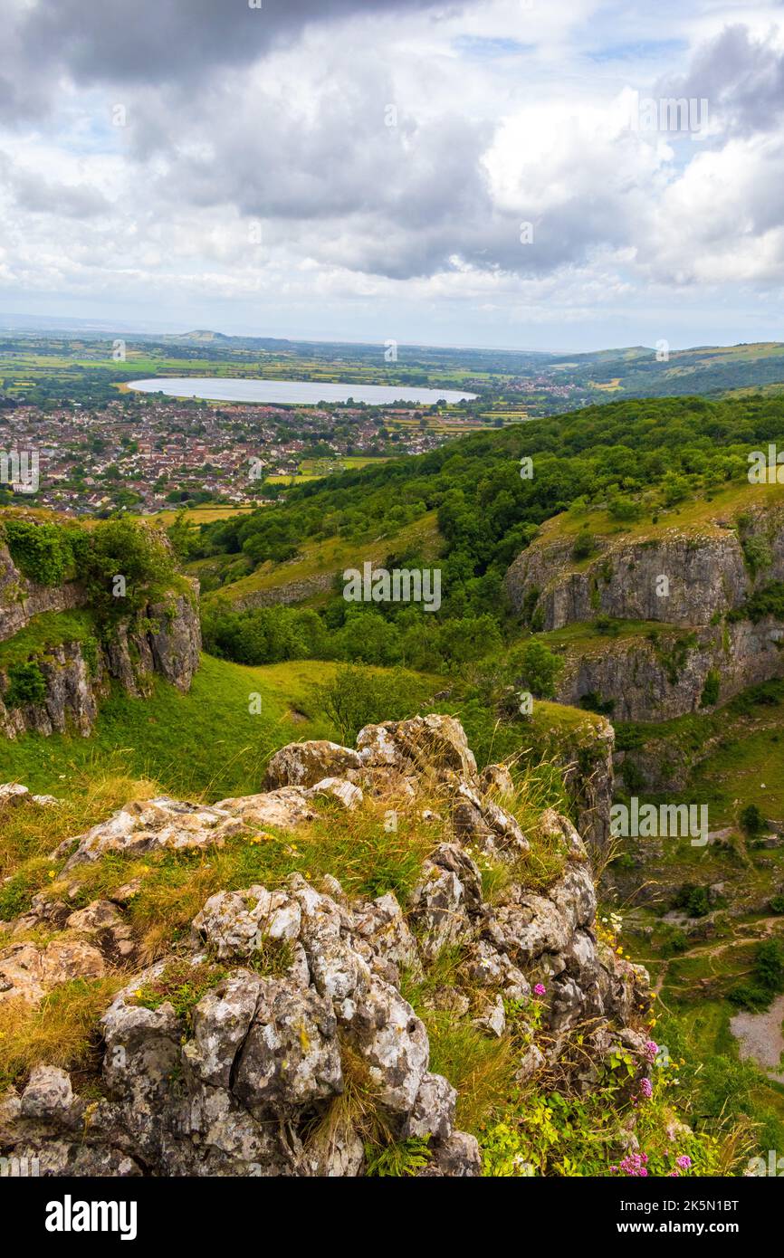 Scenic view of Mendip Hills and Cheddar Gorge is not only one of ...