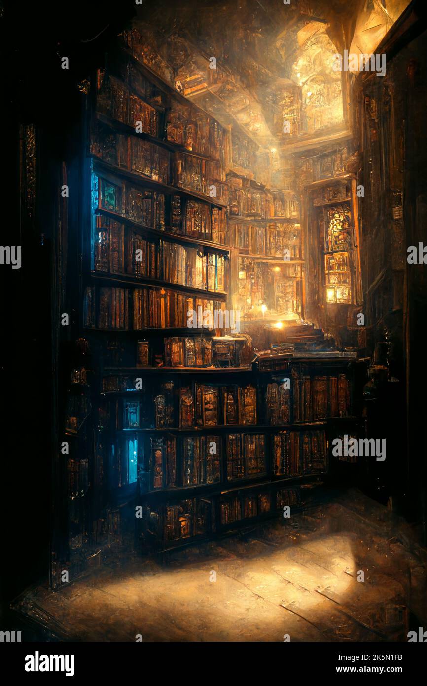 Mystical books hi-res stock photography and images - Alamy