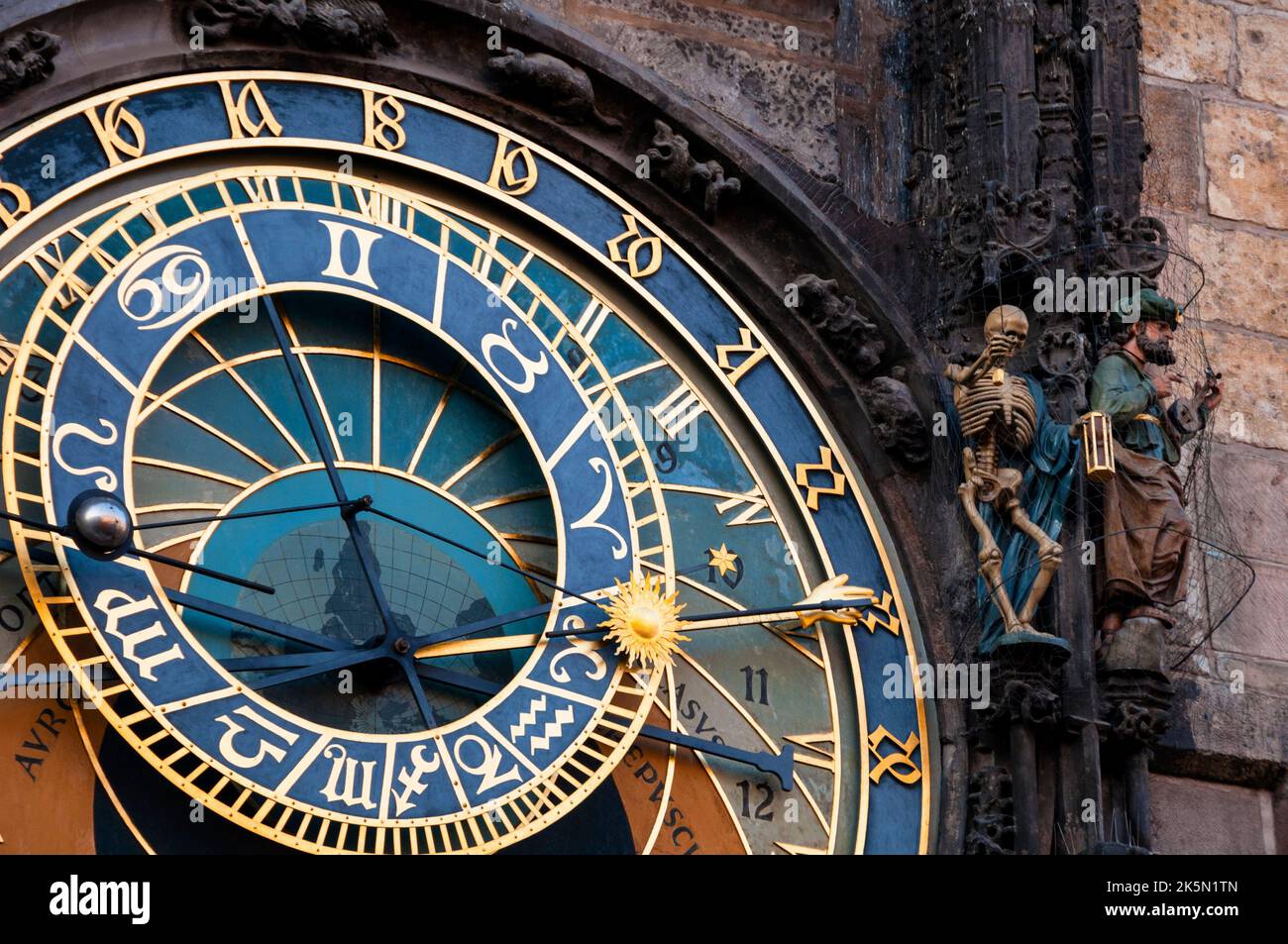 Grim reaper holds an hourglass by the Turkish pleasure seeker ...