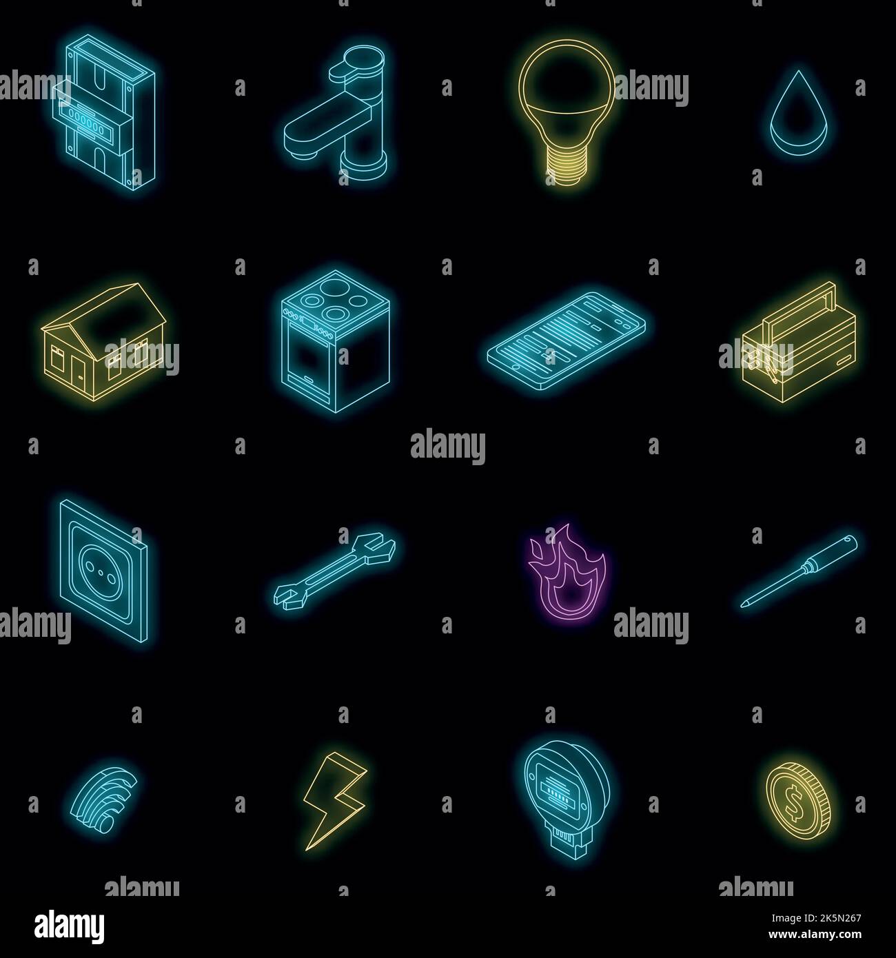 Utilities distribution Stock Vector Images - Alamy