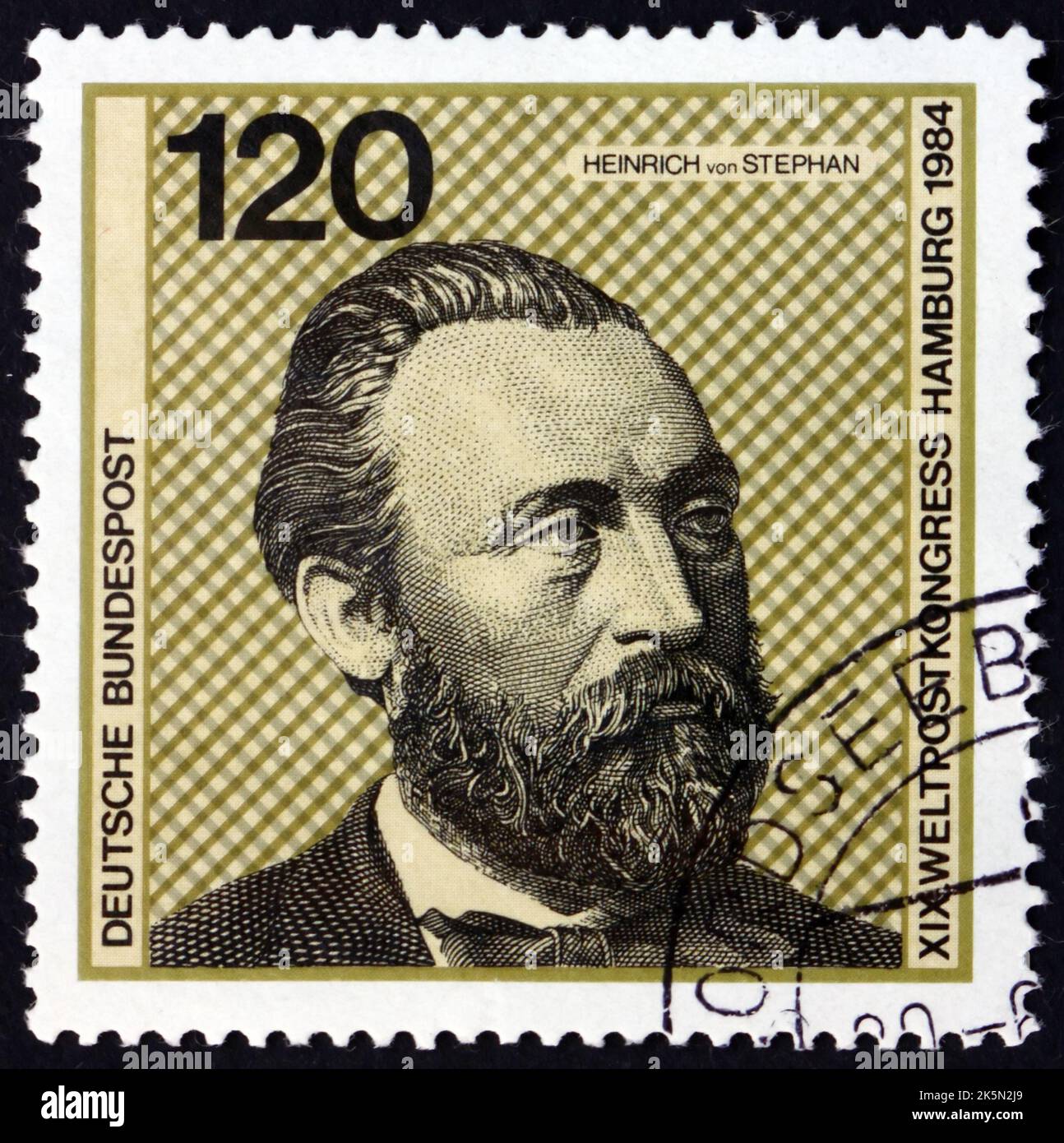GERMANY - CIRCA 1984: a stamp printed in Germany shows Heinrich von ...
