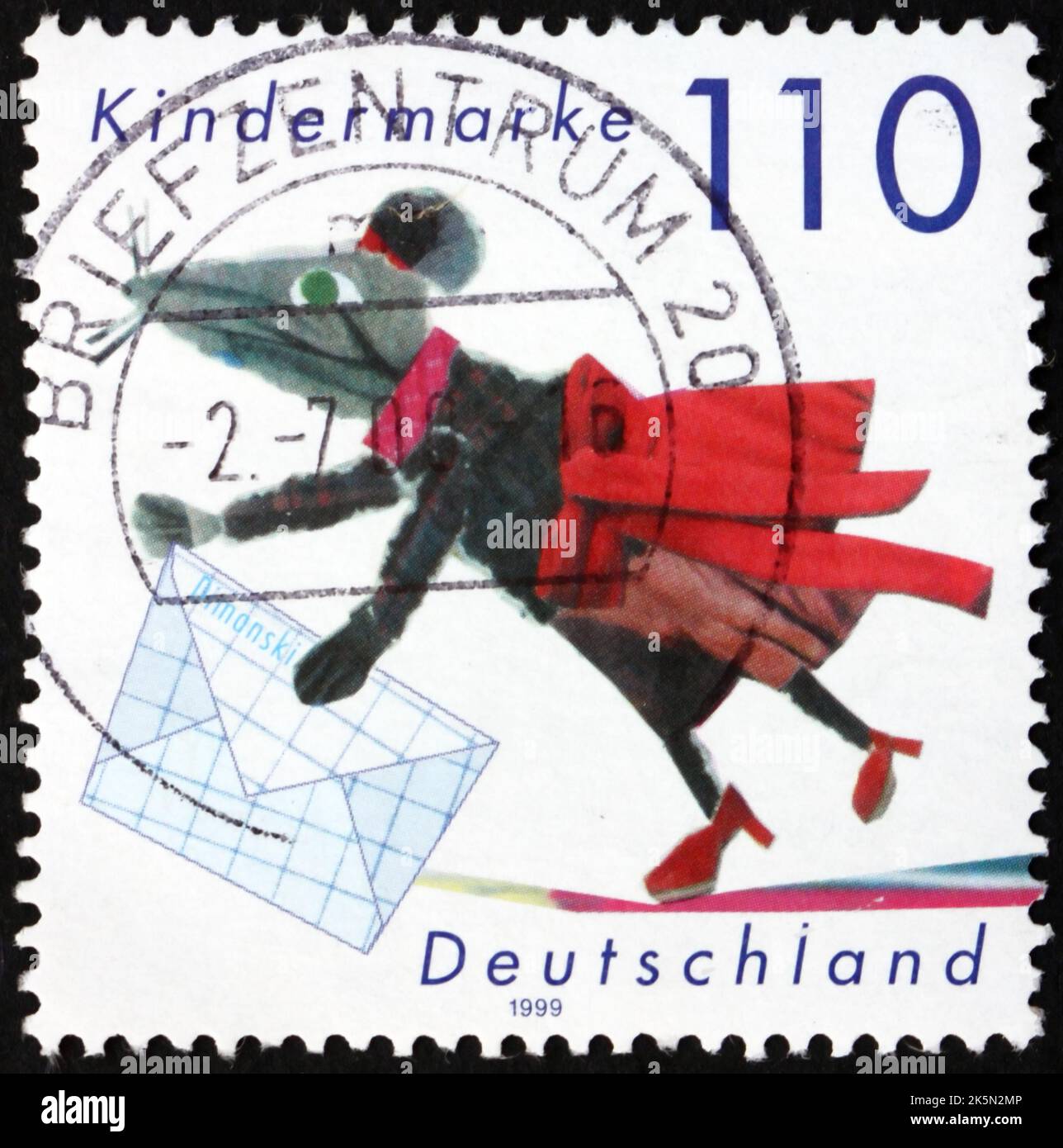 GERMANY - CIRCA 1999: a stamp printed in Germany shows mice, for the ...