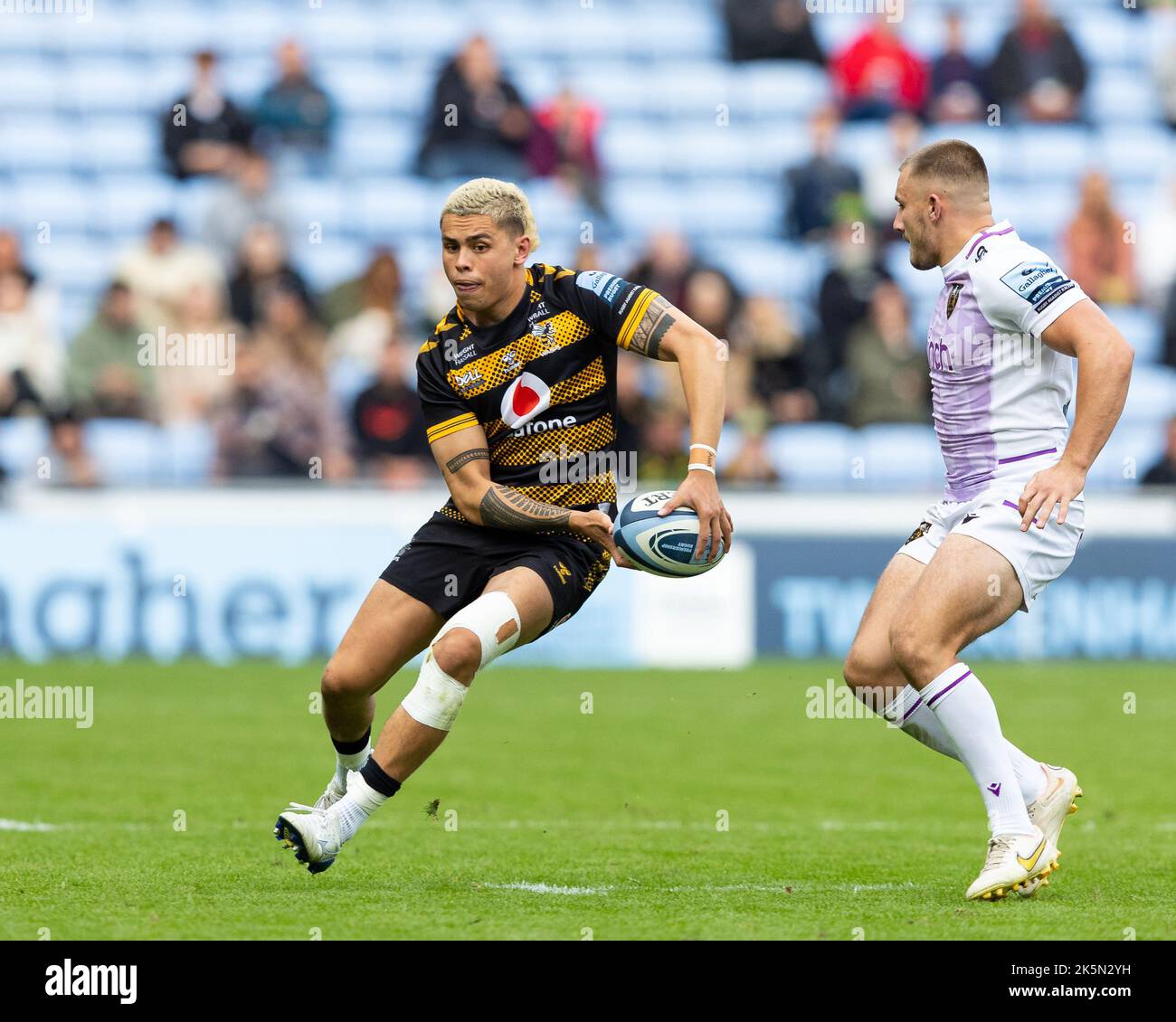 Jacob Umaga of Wasps Rugby during the Gallagher Premiership match Wasps ...